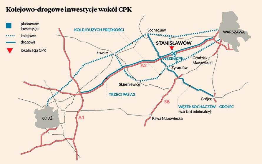 Węzeł kolejowy skrępował CPK - Puls Biznesu - pb.pl